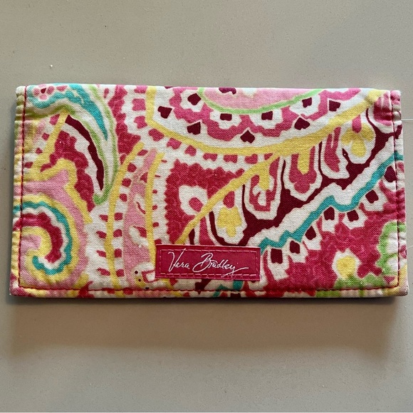 Vera Bradley | Accessories | Vera Bradley Pinwheel Pink Checkbook Cover ...